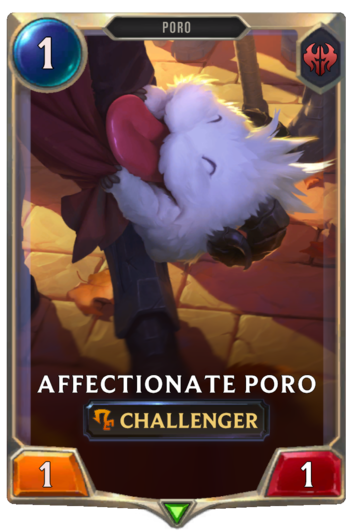 Affectionate Poro :: Legends of Runeterra Card :: RuneterraFire