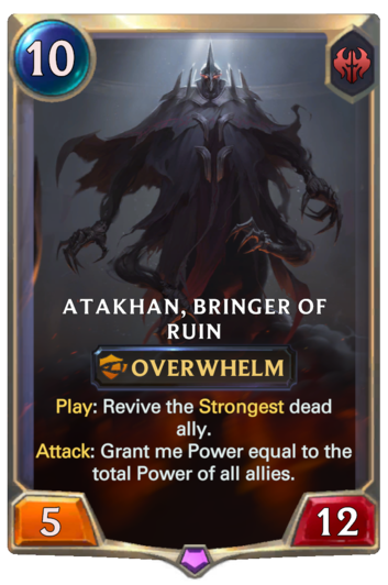 Atakhan, Bringer of Ruin :: Legends of Runeterra Card :: RuneterraFire