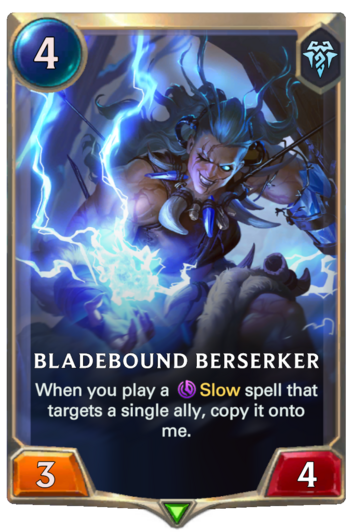 Bladebound Berserker :: Legends of Runeterra Card :: RuneterraFire