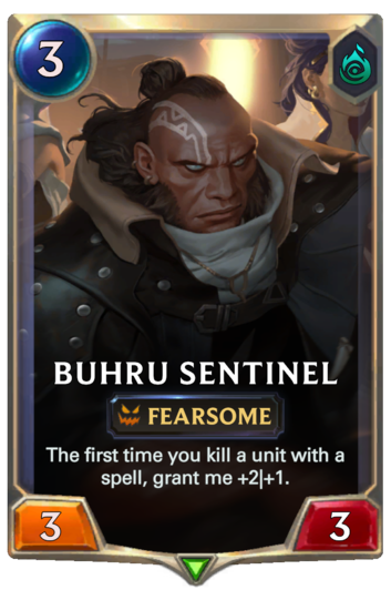 Buhru Sentinel :: Legends of Runeterra Card :: RuneterraFire