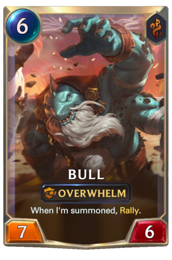 Bull :: Legends of Runeterra Card :: RuneterraFire