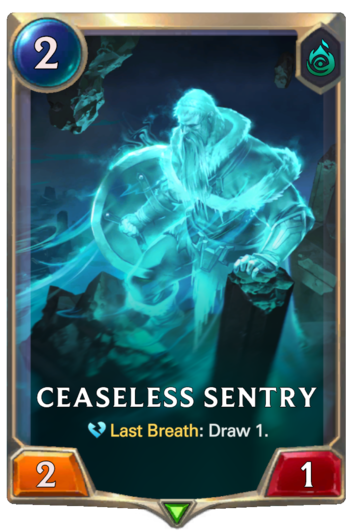 Ceaseless Sentry :: Legends of Runeterra Card :: RuneterraFire