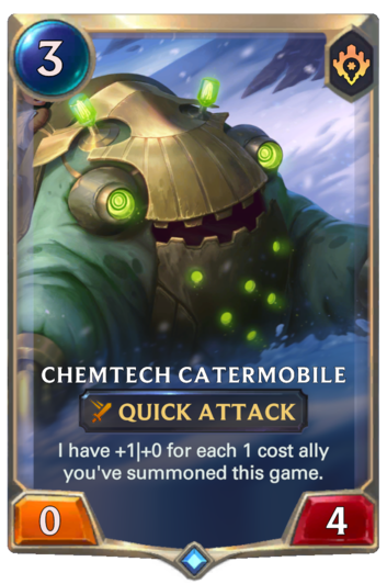Chemtech Catermobile :: Legends of Runeterra Card :: RuneterraFire