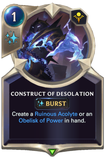 Construct of Desolation :: Legends of Runeterra Card :: RuneterraFire