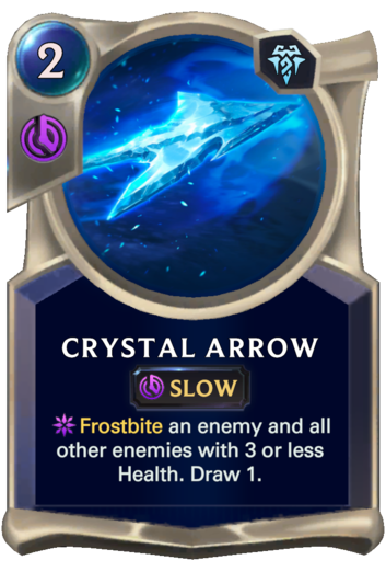 Crystal Arrow :: Legends of Runeterra Card :: RuneterraFire