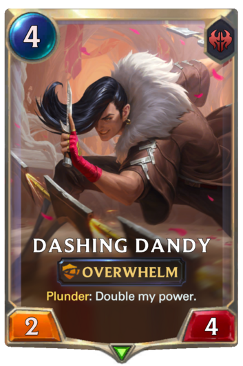 Dashing Dandy :: Legends of Runeterra Card :: RuneterraFire