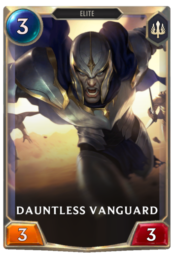 Dauntless Vanguard :: Legends of Runeterra Card :: RuneterraFire