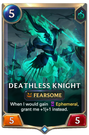 Deathless Knight :: Legends of Runeterra Card :: RuneterraFire