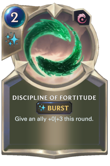 Discipline of Fortitude :: Legends of Runeterra Card :: RuneterraFire