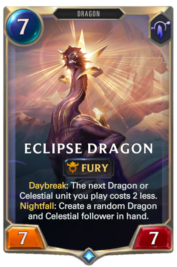 Eclipse Dragon :: Legends of Runeterra Card :: RuneterraFire