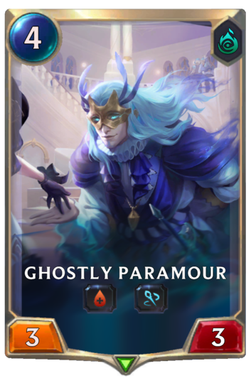Ghostly Paramour :: Legends of Runeterra Card :: RuneterraFire