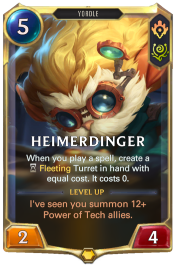 Heimerdinger :: Legends of Runeterra Card :: RuneterraFire