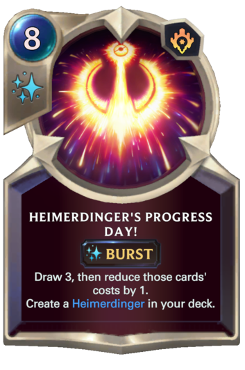 Heimerdinger's Progress Day! :: Legends of Runeterra Card :: RuneterraFire