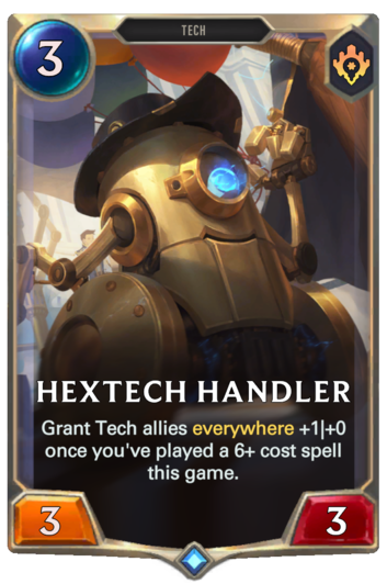 Hextech Handler :: Legends of Runeterra Card :: RuneterraFire