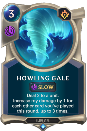 Howling Gale :: Legends of Runeterra Card :: RuneterraFire