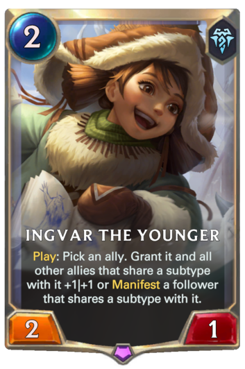 Ingvar the Younger :: Legends of Runeterra Card :: RuneterraFire