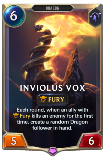 Inviolus Vox :: Legends of Runeterra Card :: RuneterraFire