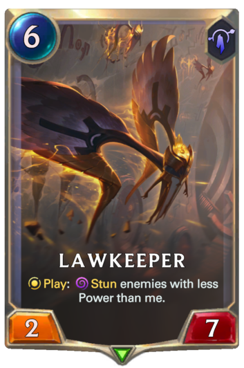 Lawkeeper :: Legends of Runeterra Card :: RuneterraFire