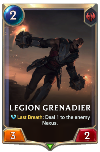 Legion Grenadier :: Legends of Runeterra Card :: RuneterraFire