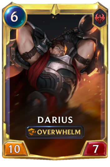 Leveled Darius :: Legends of Runeterra Card :: RuneterraFire