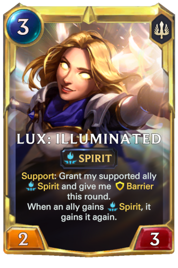 Leveled Lux: Illuminated :: Legends of Runeterra Card :: RuneterraFire