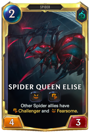Leveled Spider Queen Elise :: Legends of Runeterra Card :: RuneterraFire