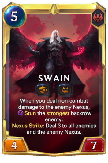 Leveled Swain :: Legends of Runeterra Card :: RuneterraFire