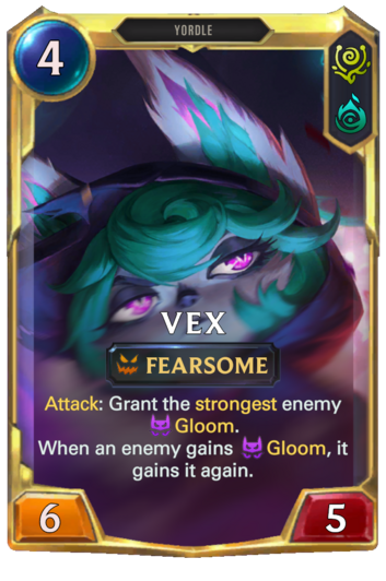 Leveled Vex :: Legends of Runeterra Card :: RuneterraFire