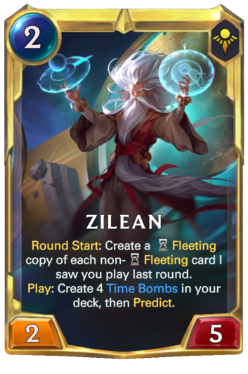 Leveled Zilean :: Legends of Runeterra Card :: RuneterraFire