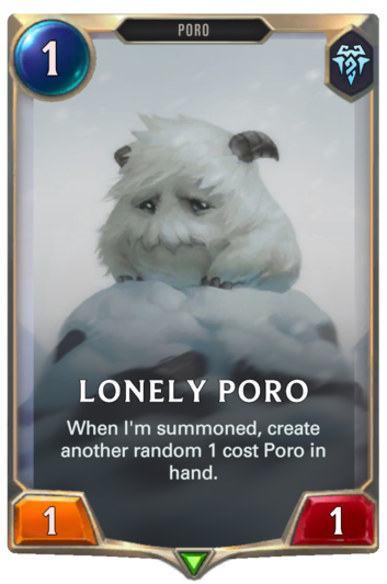 Lonely Poro :: Legends of Runeterra Card :: RuneterraFire