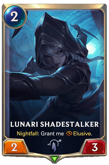Lunari Shadestalker :: Legends of Runeterra Card :: RuneterraFire