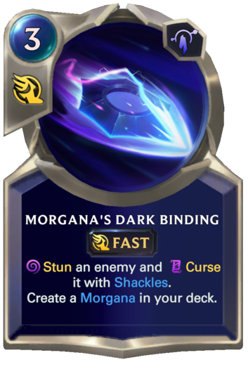 Morgana's Dark Binding :: Legends of Runeterra Card :: RuneterraFire