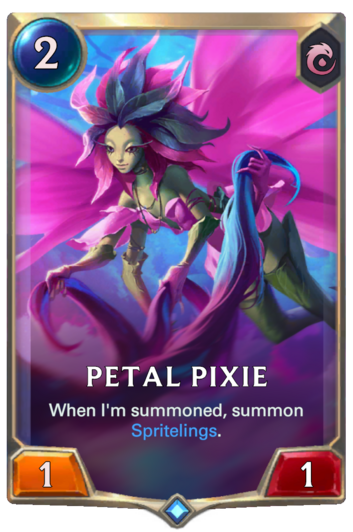 Petal Pixie :: Legends of Runeterra Card :: RuneterraFire