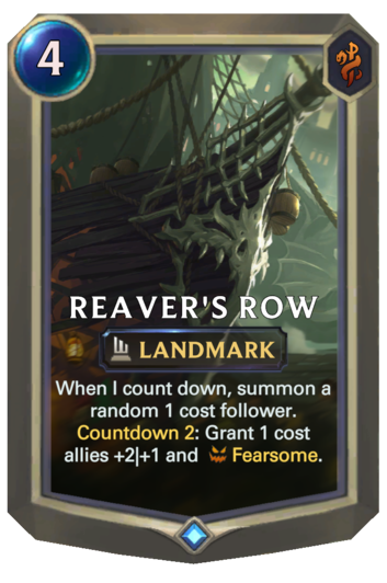 Reaver's Row :: Legends of Runeterra Card :: RuneterraFire