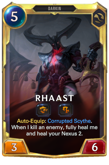 Rhaast :: Legends of Runeterra Card :: RuneterraFire