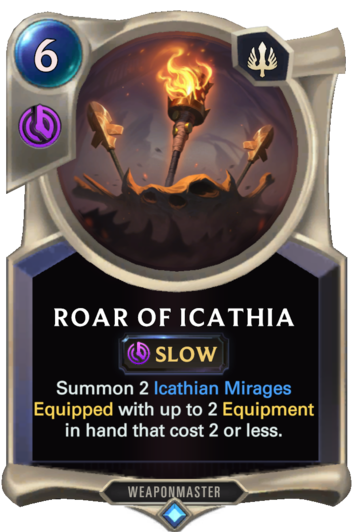 Roar of Icathia :: Legends of Runeterra Card :: RuneterraFire