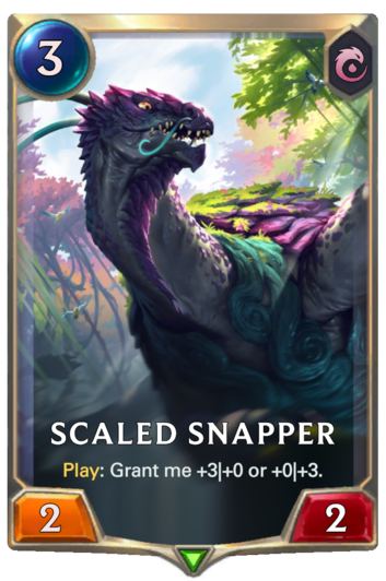 Scaled Snapper :: Legends of Runeterra Card :: RuneterraFire