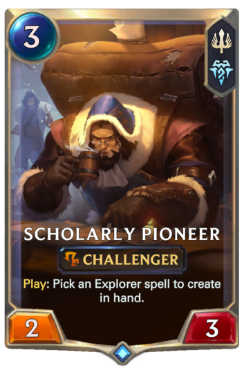 Scholarly Pioneer :: Legends of Runeterra Card :: RuneterraFire