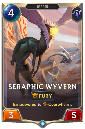 Seraphic Wyvern :: Legends of Runeterra Card :: RuneterraFire