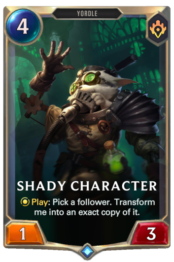 Shady Character :: Legends of Runeterra Card :: RuneterraFire