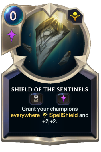Shield of the Sentinels :: Legends of Runeterra Card :: RuneterraFire