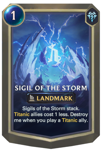 Sigil of the Storm :: Legends of Runeterra Card :: RuneterraFire