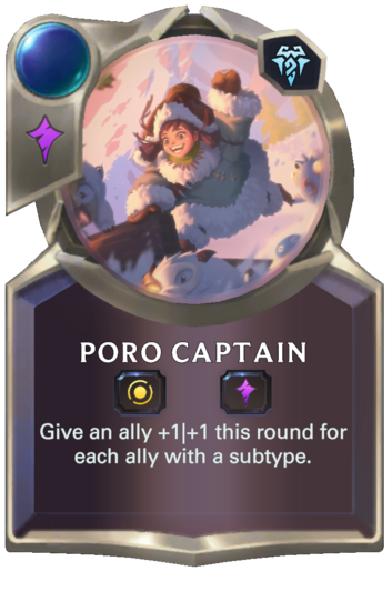 Skill: Poro Captain :: Legends of Runeterra Card :: RuneterraFire