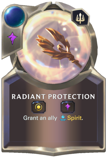 Skill: Radiant Protection :: Legends of Runeterra Card :: RuneterraFire