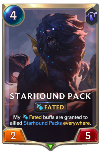 Starhound Pack :: Legends of Runeterra Card :: RuneterraFire