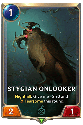 Stygian Onlooker :: Legends of Runeterra Card :: RuneterraFire