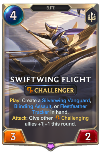 Swiftwing Flight :: Legends of Runeterra Card :: RuneterraFire