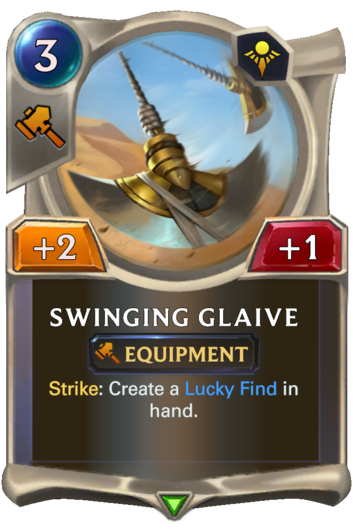Swinging Glaive :: Legends of Runeterra Card :: RuneterraFire