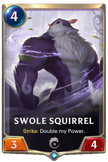 Swole Squirrel :: Legends of Runeterra Card :: RuneterraFire