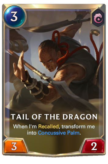 Tail of the Dragon :: Legends of Runeterra Card :: RuneterraFire
